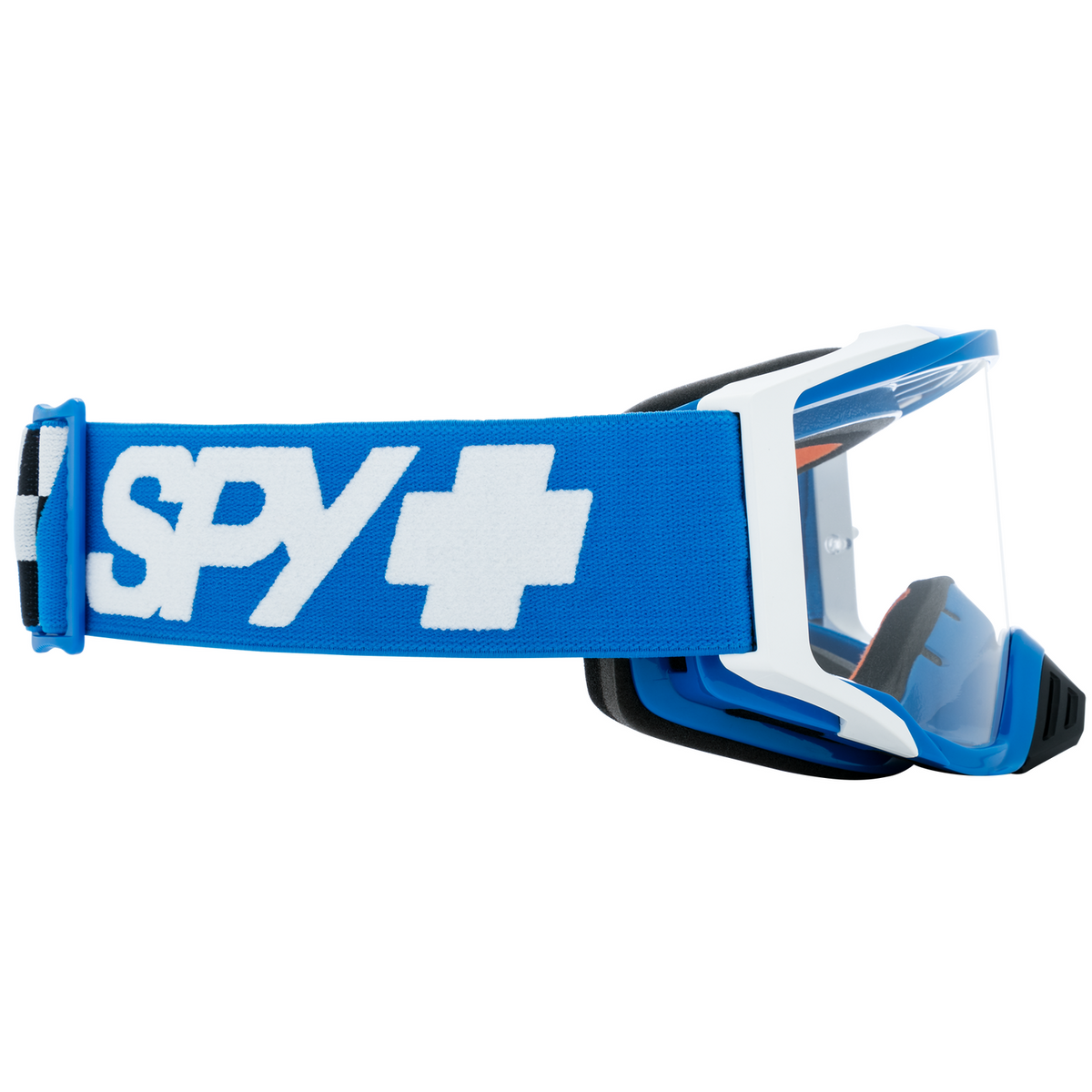 Spy Foundation Checkers Checkers Blue HD Clear MX ATV MTB Goggles ...