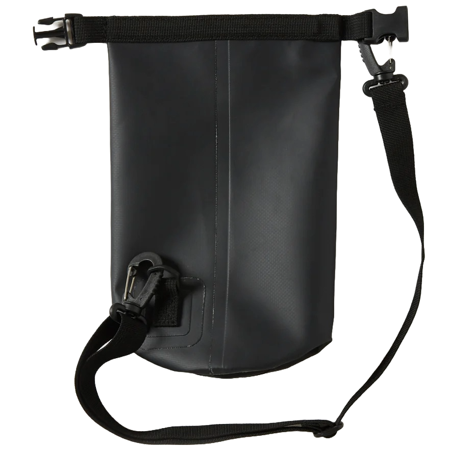 Jetpilot Black 2L Roll-Top Waterproof Dry Bag with Shoulder Strap ...