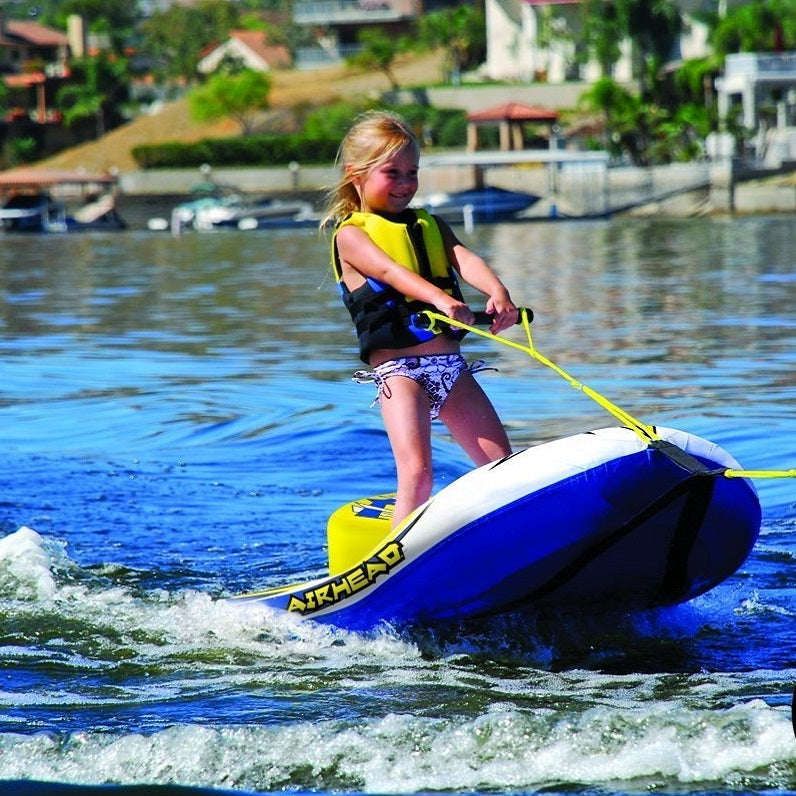 Airhead Ez-Ski 1-Person Kids Inflatable Water Ski Trainer – Action Bike ...